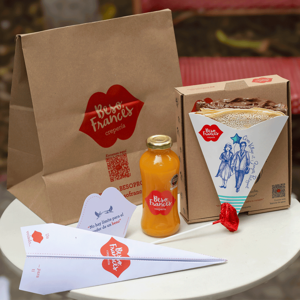 Comprar Online Beso volado (Crepé de Nutella) - Beso Francés